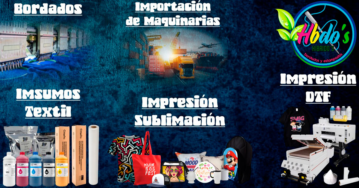 Producto Terminado: DTF, Bordado y Sublimación